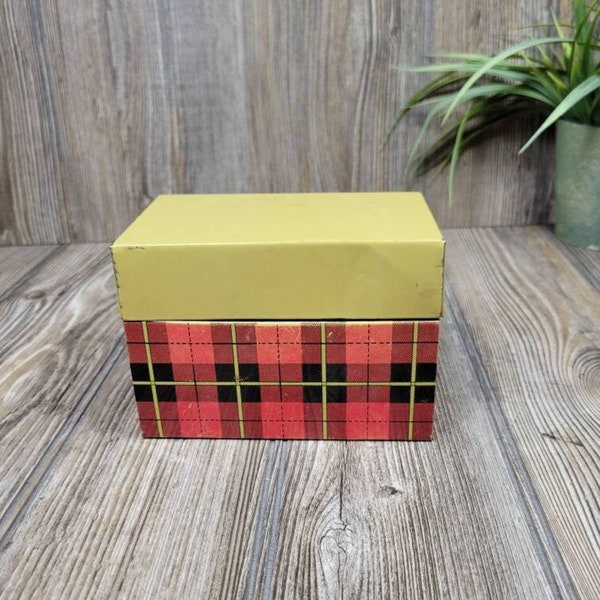 Vintage Recipe Box - Etsy