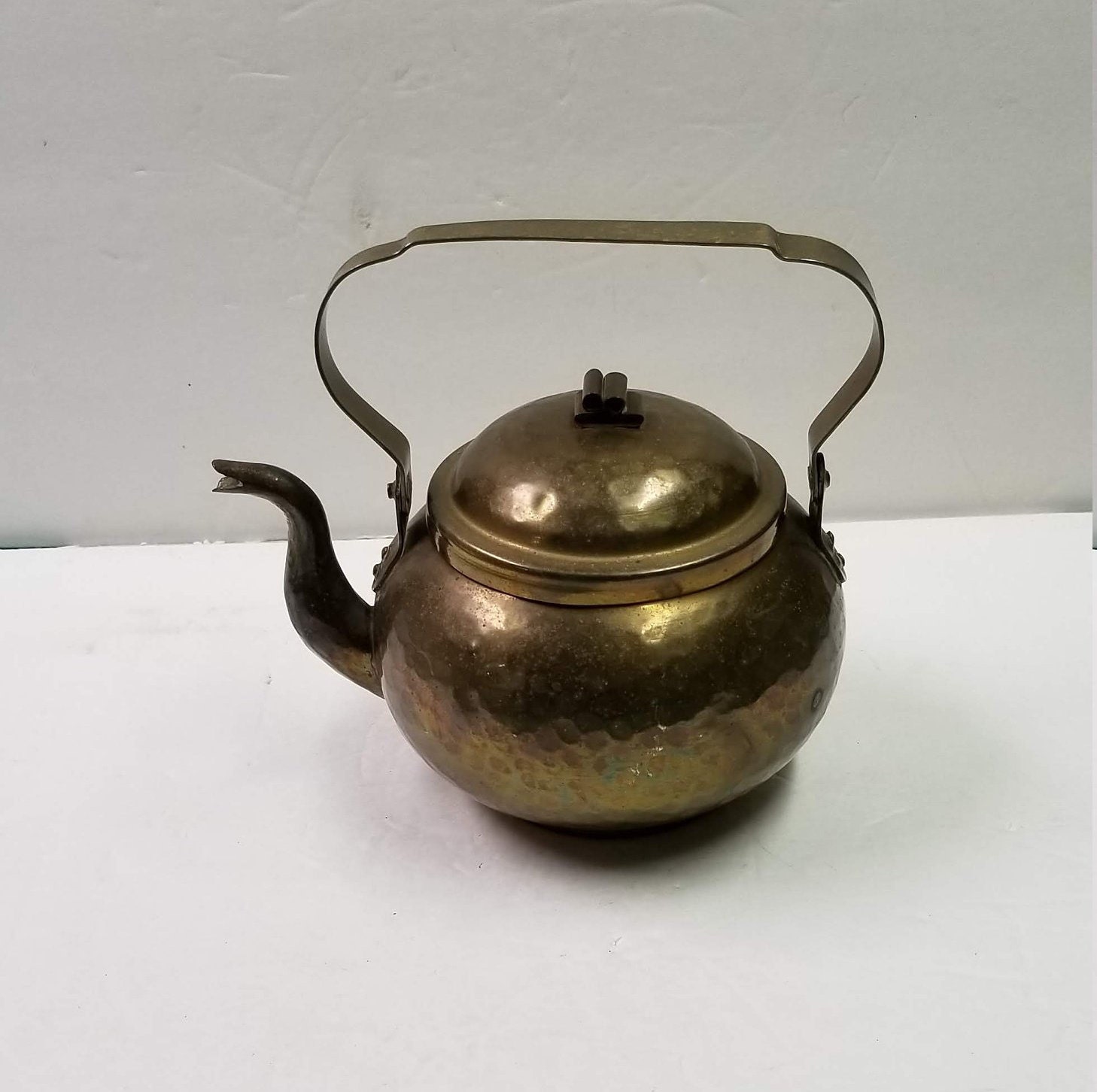 Cookware Kitchen & Dining Funky vintage brass tea pot etna.com.pe