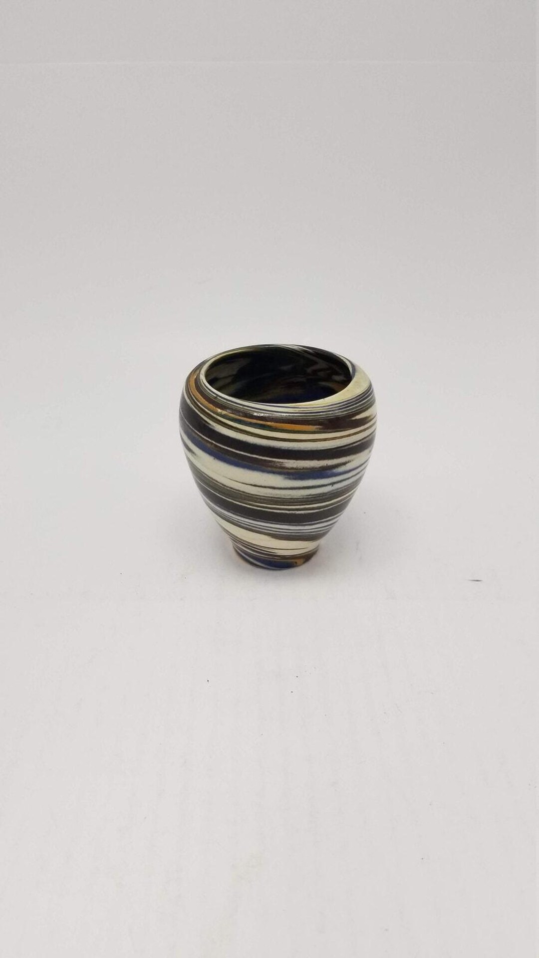 Vintage Desert Sands, Pottery Vase, Vintage Swirl, Southwestern Decor ...