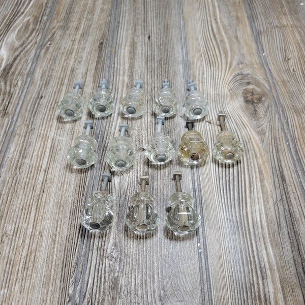 Depression Glass Cabinet Knobs - Etsy