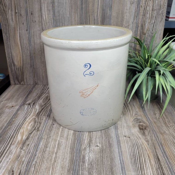 One Gallon Red Wing Crock - Etsy