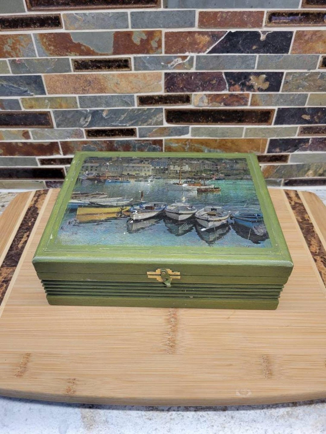 Vintage Repurposed Cigar Box Jewelry Chest, Rustic Catchall, - Etsy