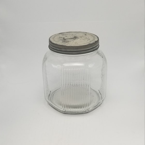 Octagon Glass Jars - Etsy