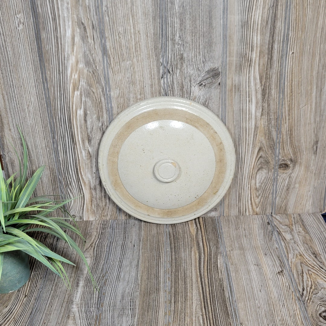 Vintage Stoneware Crock Lid, Replacement 10 - Etsy