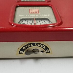 Vintage Borg Household Weigh Scale, Retro Kitchen, Mid Century Modern ...