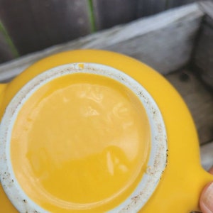 Vintage Lipton Teapot, Mustard Yellow, Hall China, French Country ...