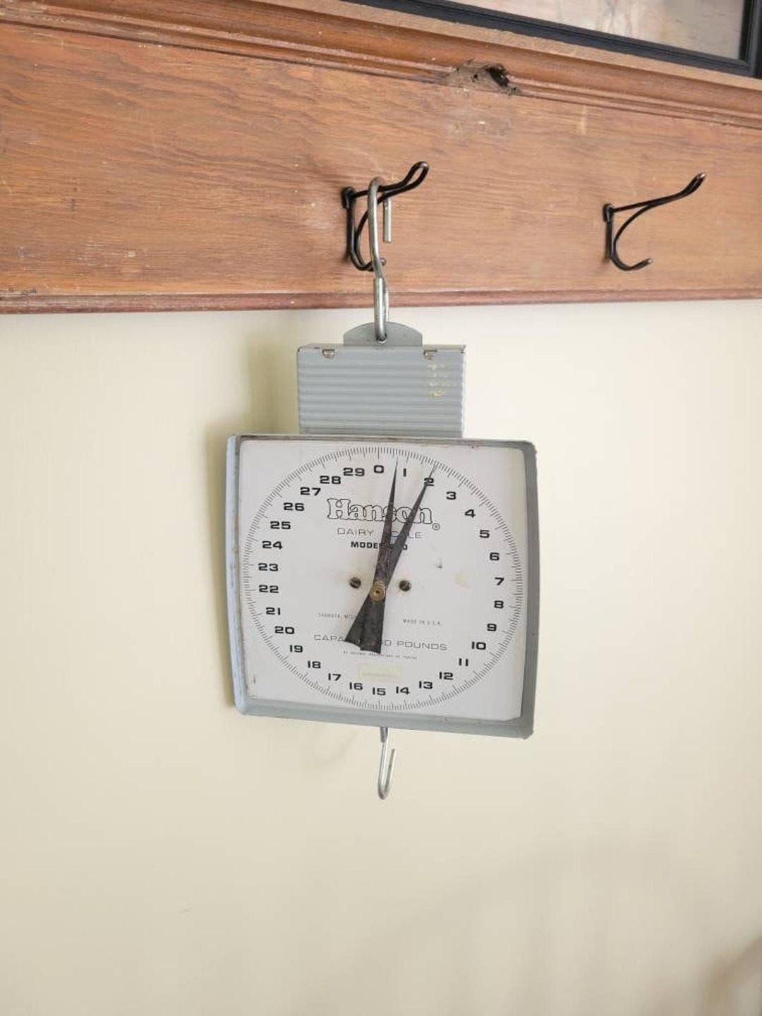 Vintage Dairy Scale Hanging, Hanson Model 600 60 Lb, Farmhouse Kitchen ...