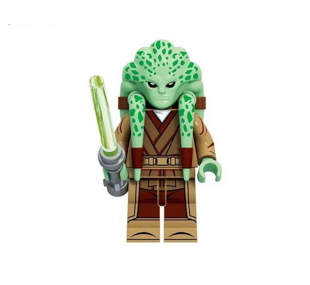 Jedi Kit Fisto Clone Stars Custom Minifigure - Etsy
