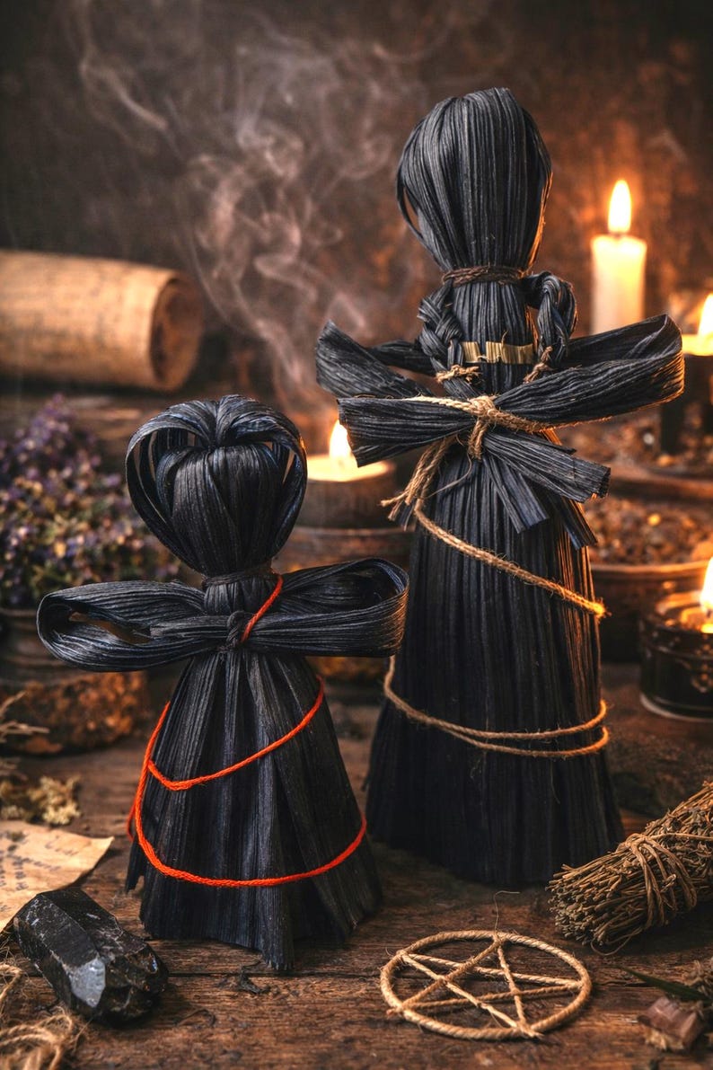 Return to Sender Effigy Doll | Corn Husk Ritual Tool for Release ...