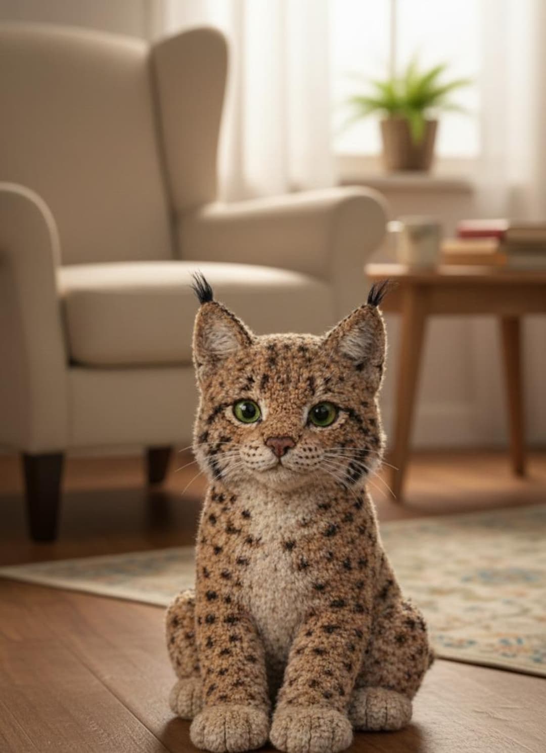 Realistic Lynx Amigurumi Crochet Pattern PDF | Wild Cat Plush Toy ...