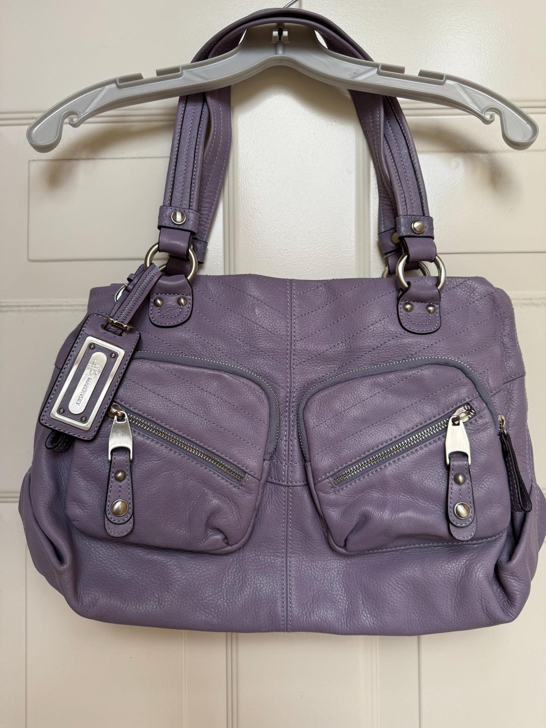 B. Makowsky Handbag From 80's or 90's Purple Leather Never Used ...