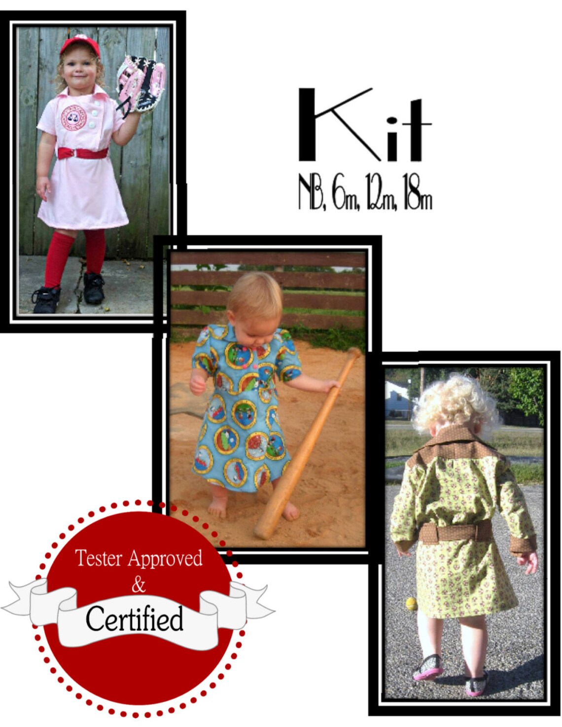 Vintage Baseball Uniform and Vintage Style Dress Pattern With Coat ...