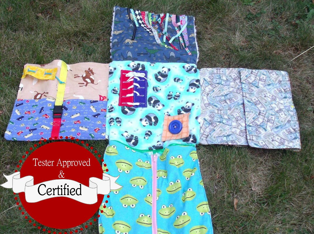 Fidget Sensory Folding Mat Pattern - Etsy