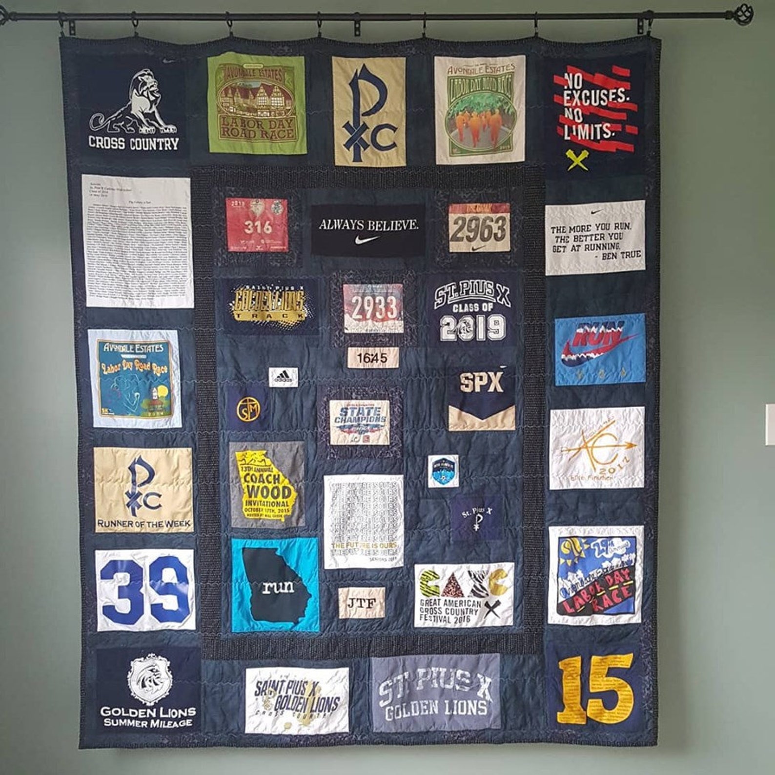 Photo Quilt Squares Your Images on Fabric - Etsy