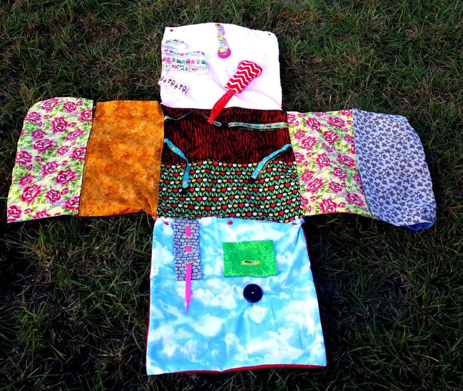 Fidget Sensory Folding Mat Pattern - Etsy