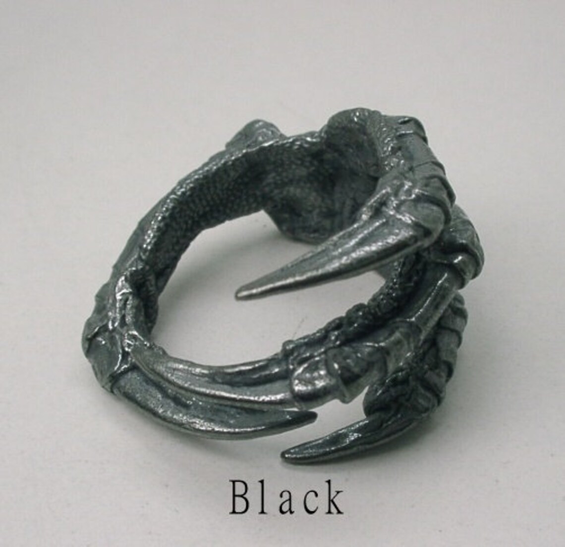 Raven Claw Ring in solid Sterling Silver Carrion Crow | Etsy