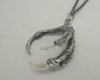 Starling Claw Necklace, Sterling Silver - Etsy