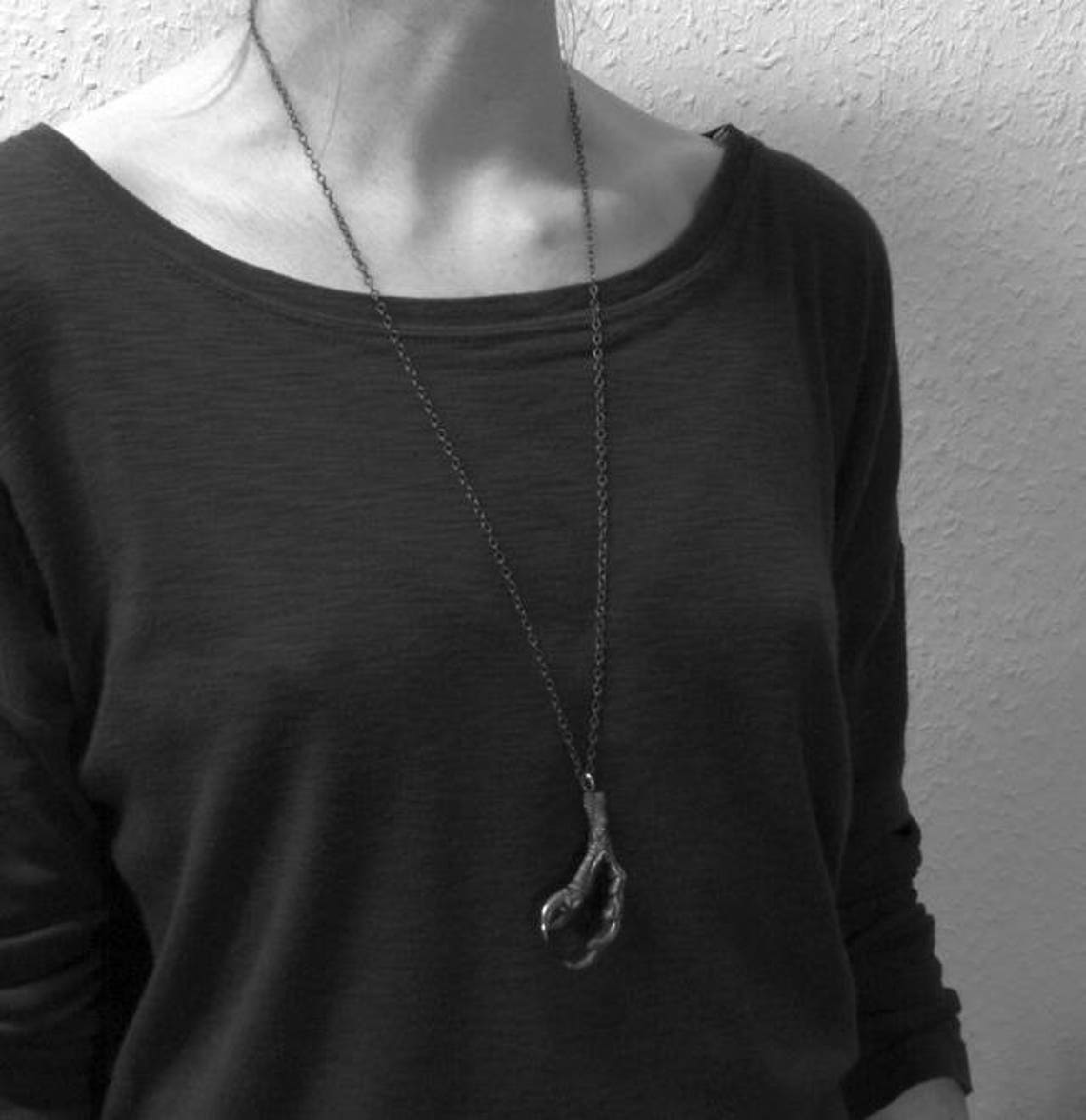 Raven Claw Pendant Sterling Silver without Chain - Etsy