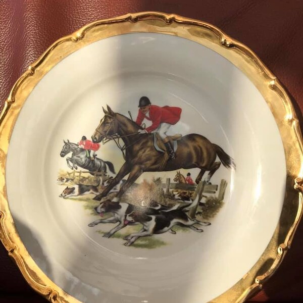 Hunting Scene Plates - Etsy UK