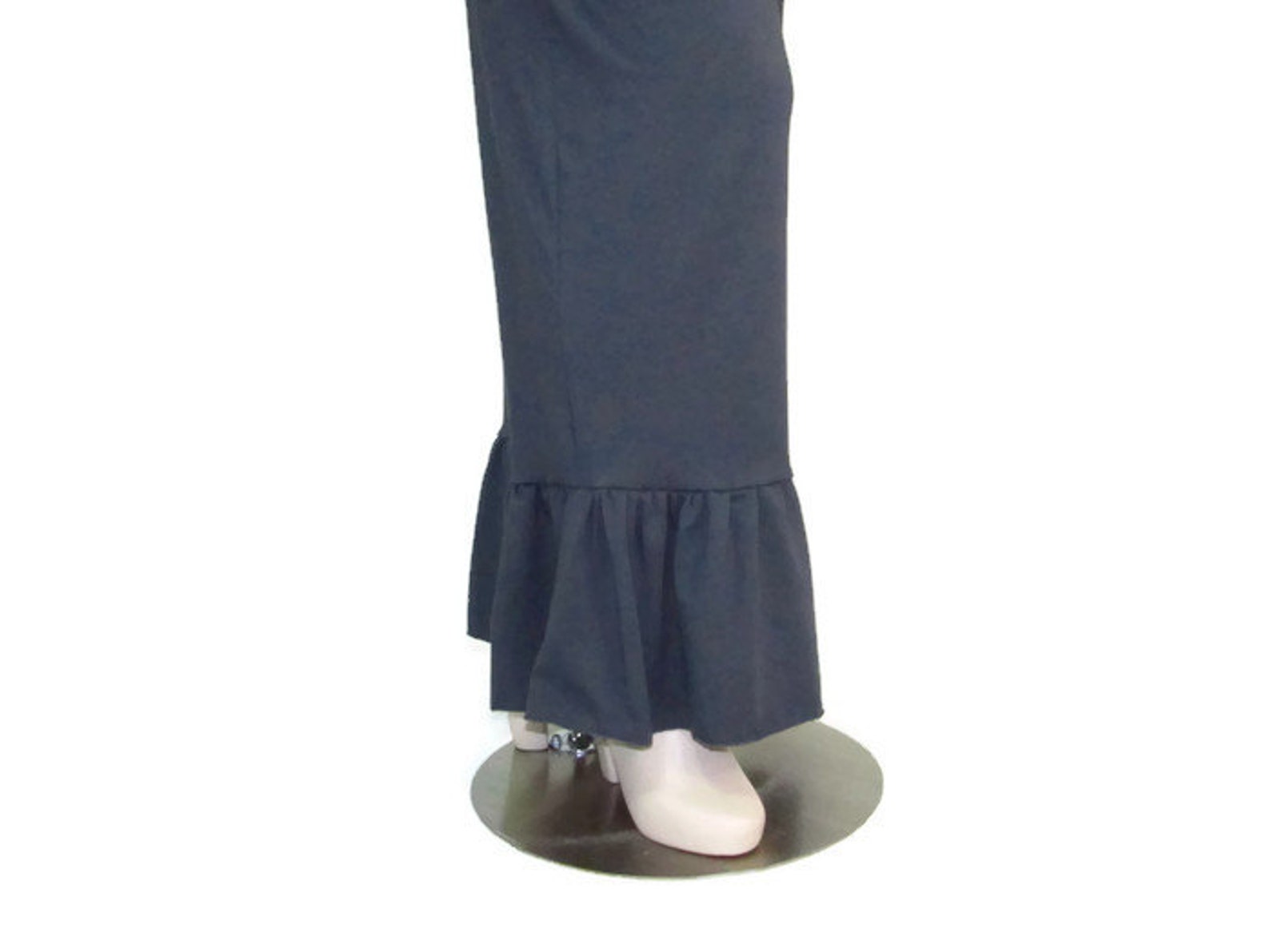 Plus Size Ruffle Pants in Lush Eco Friendlyhand Dyed Organic - Etsy