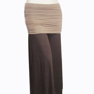 Plus Size Palazzo Wide Leg Pants-skirted Ruched Hip-yoga-hand - Etsy