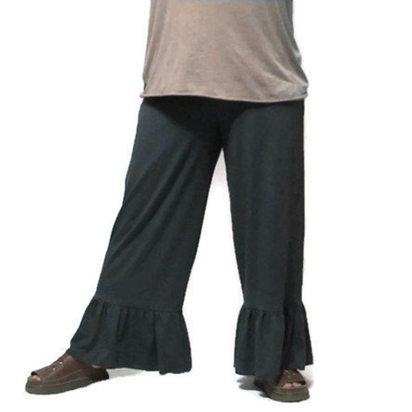 Womens Ruffle Pants - Etsy