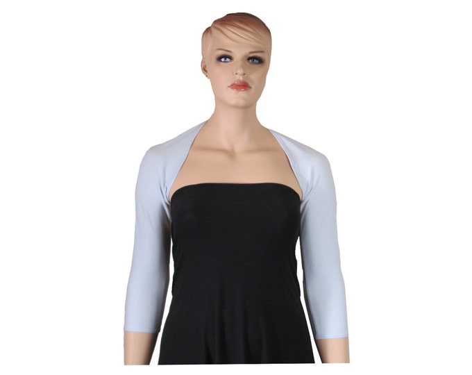 3/4 Sleeve Yoga Shrug,ballet Arms-bolero-handdyed Bamboo/organic Cotton ...