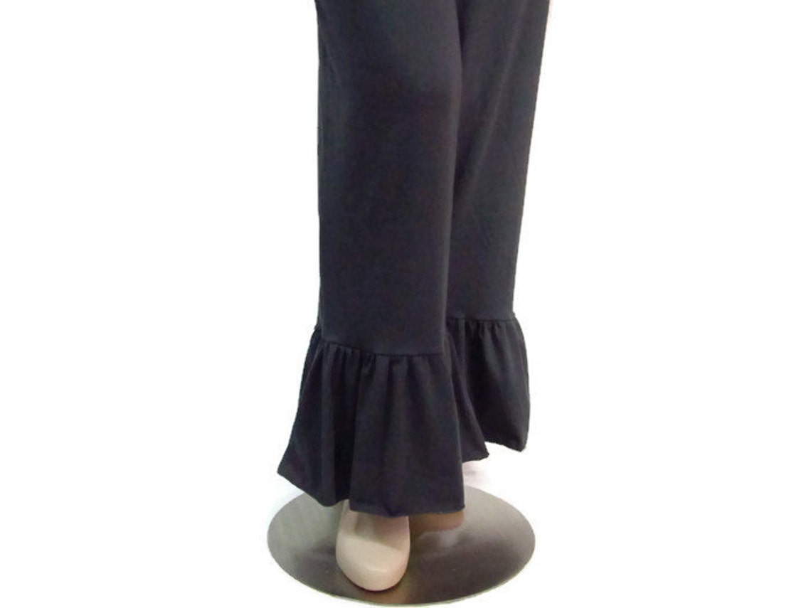 Plus Size Ruffle Pants in Lush Eco Friendlyhand Dyed Organic - Etsy