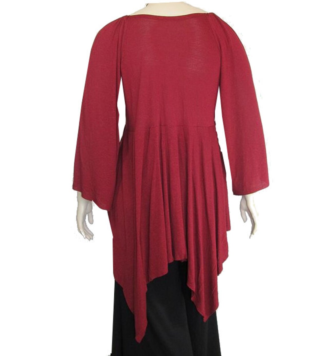 Plus Size Draping Tunic-long Shirtasymmetricalempire - Etsy