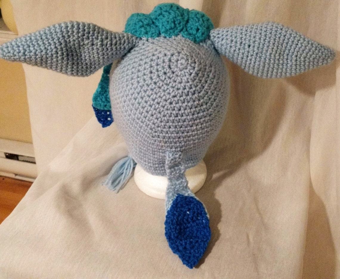 PATTERN Glaceon Beanie Crochet Pattern | Etsy