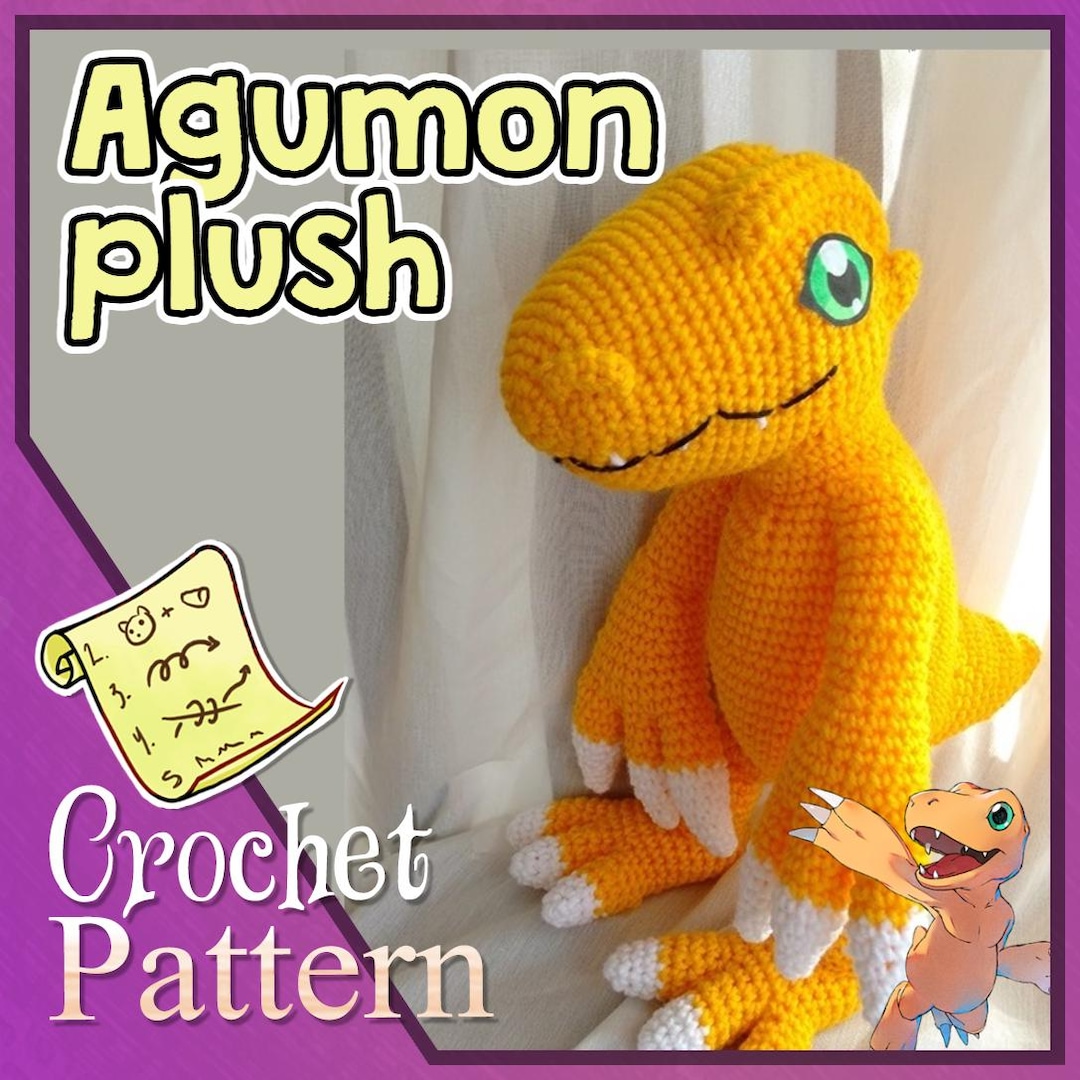 PATTERN - Agumon Crochet Pattern PDF File - Etsy Canada