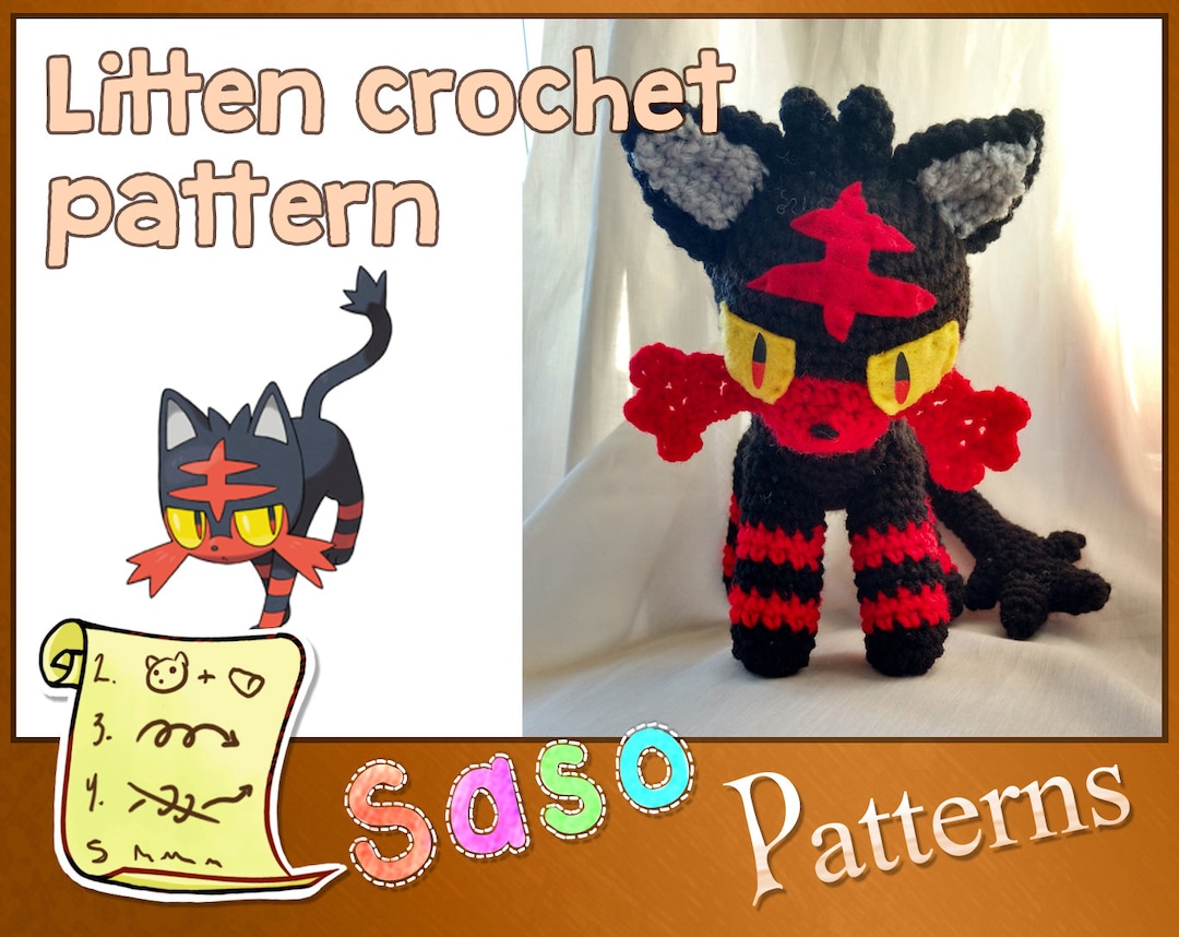 PATTERN Litten Crochet Pattern - Etsy