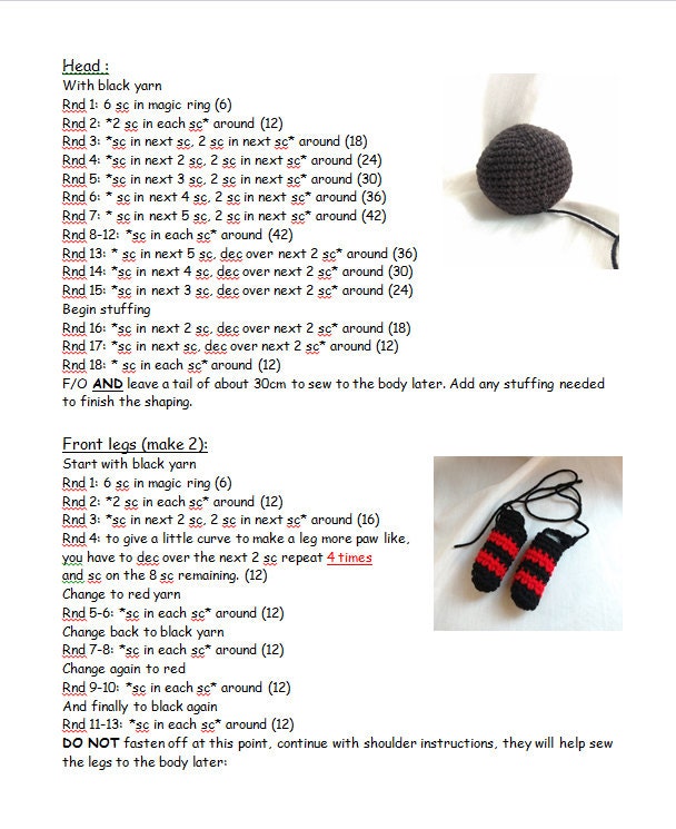 PATTERN Litten crochet pattern | Etsy