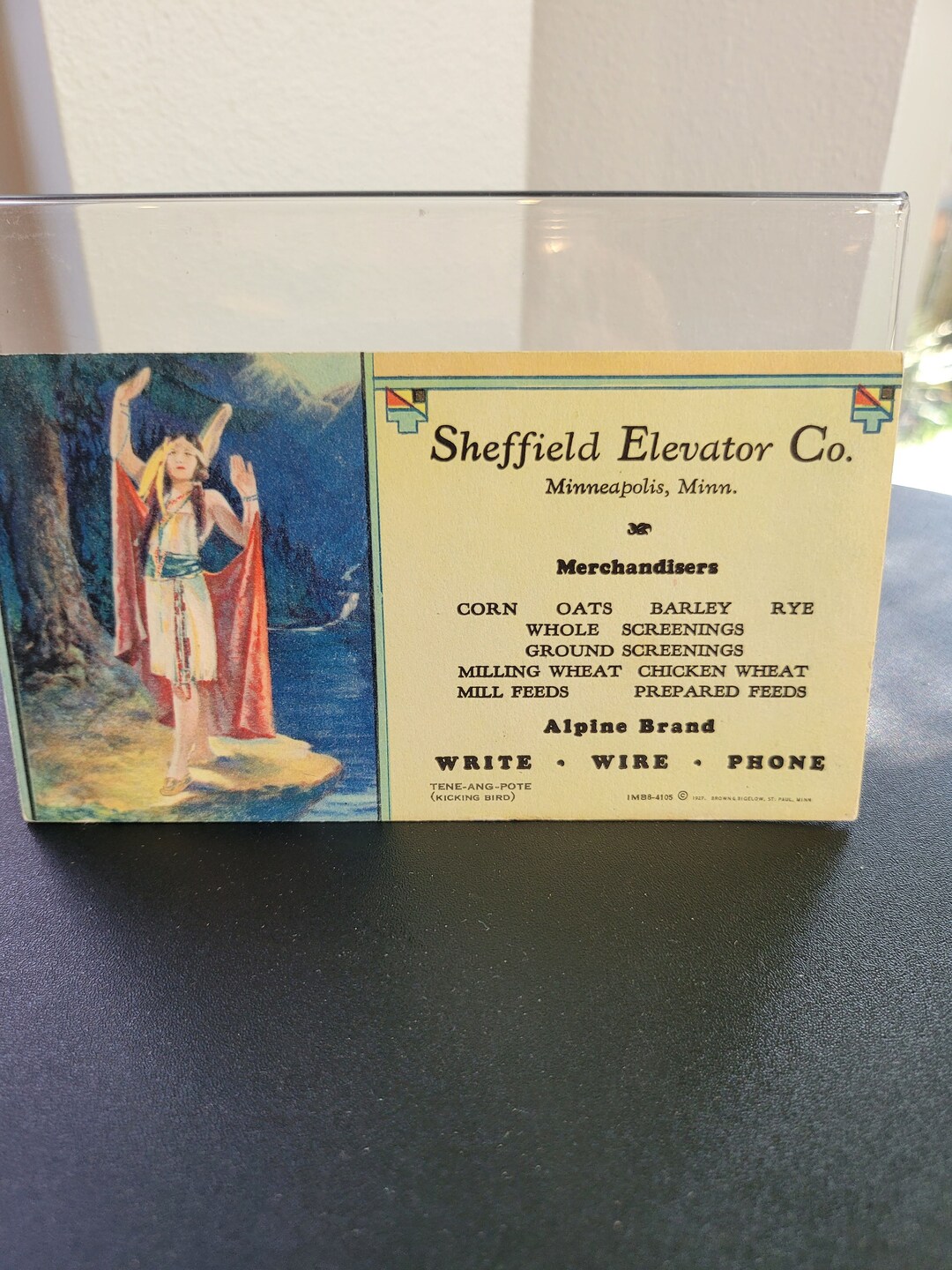1927 Sheffield Elevator Co. Ad Blotter - Etsy