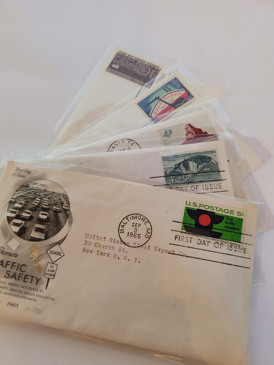 First Day Stamps, Traffic Safety, Homestead Act, New Mexico, Erie Canal ...