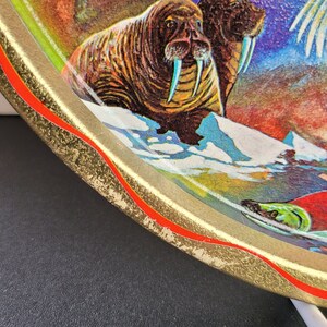 Vintage Alaska Map Bar Tray, Colorful Signed Tray, Ken Idaag - Etsy