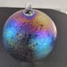 Hand Blown Ornament in Oil Slick Blue - Etsy