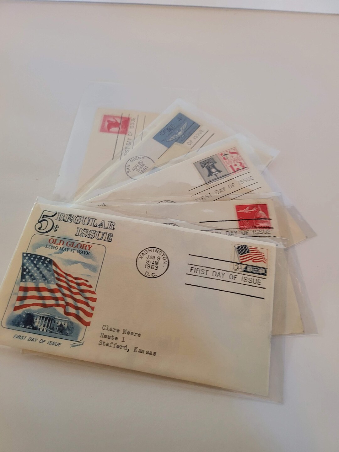 First Day Stamps and 4 Extra Uncirculated Stamps - Etsy
