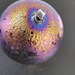 Hand Blown Ornament in Oil Slick Blue - Etsy