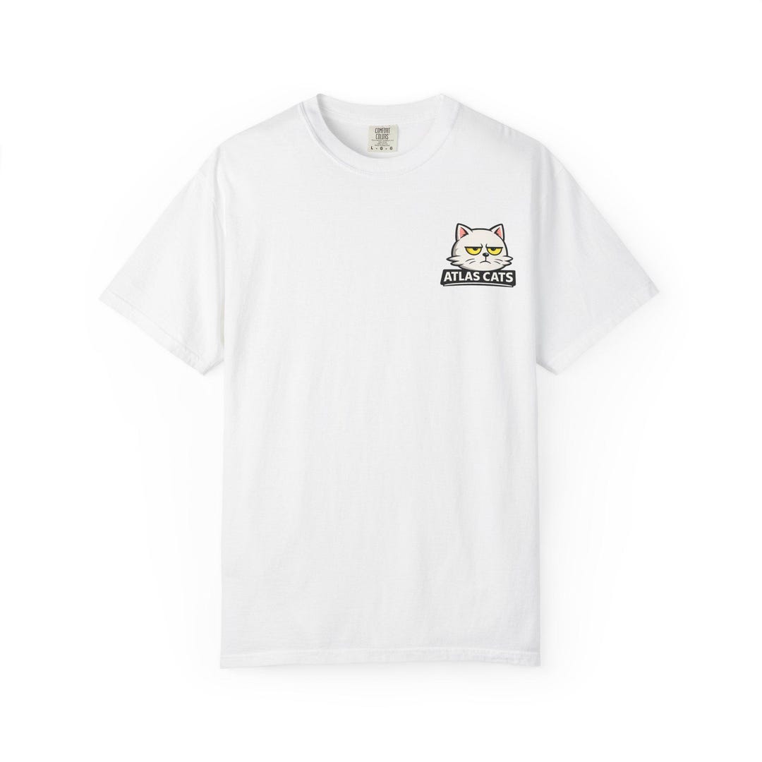Atlas Cats Grumpy Cat in Fez T-shirt | Retro Cartoon Cat Graphic Tee - Etsy