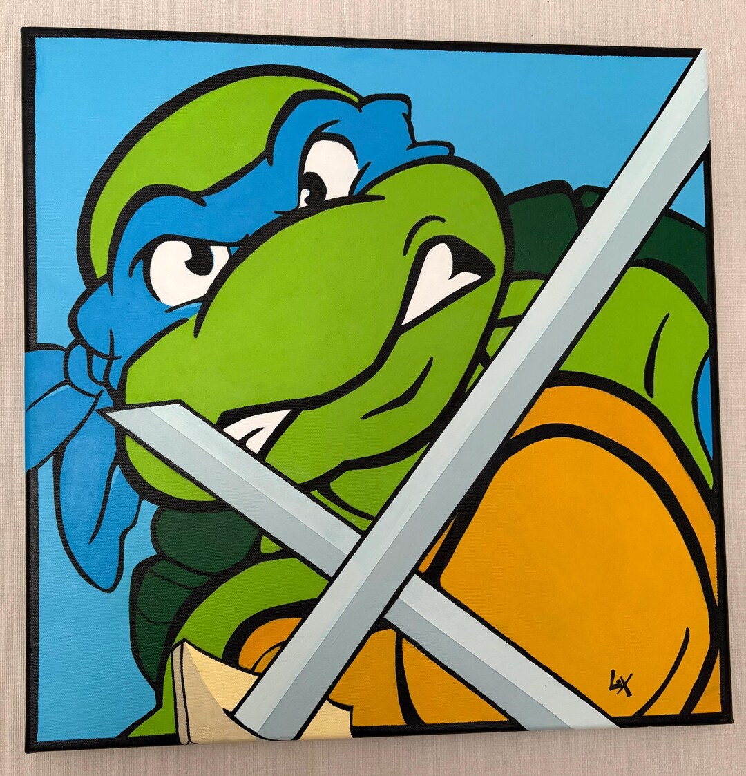 Acrylic Paint: TMNT Patchwork Leonardo 4/4 (teenage Mutant Ninja ...