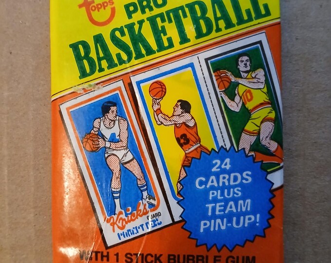 1 - 1980 Basketball Wax Pack Possible Bird Magic Erving - Etsy