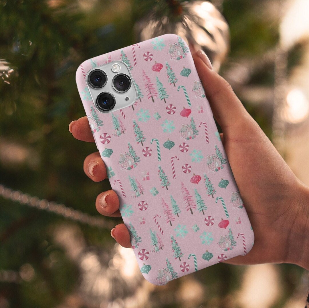 Pink Christmas, Peppermint Christmas, Christmas Gift, Christmas iPhone ...