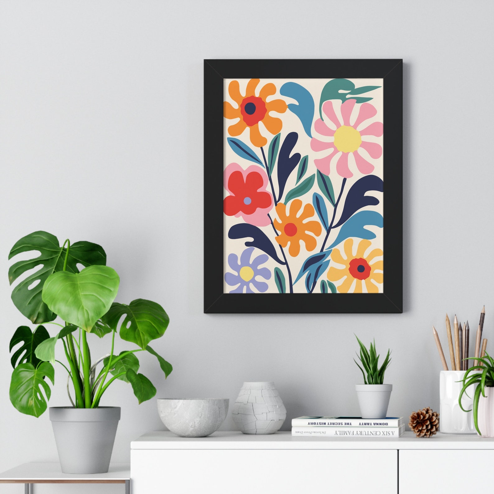 Flower Gallery Wall Art, Flower Market Prints, Trendy Floral Posters ...