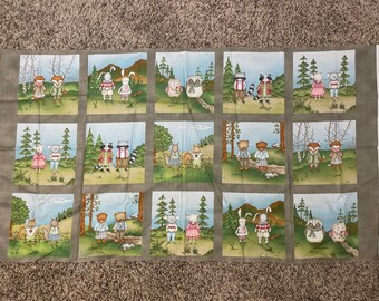 Forest Friends Fabric | Etsy