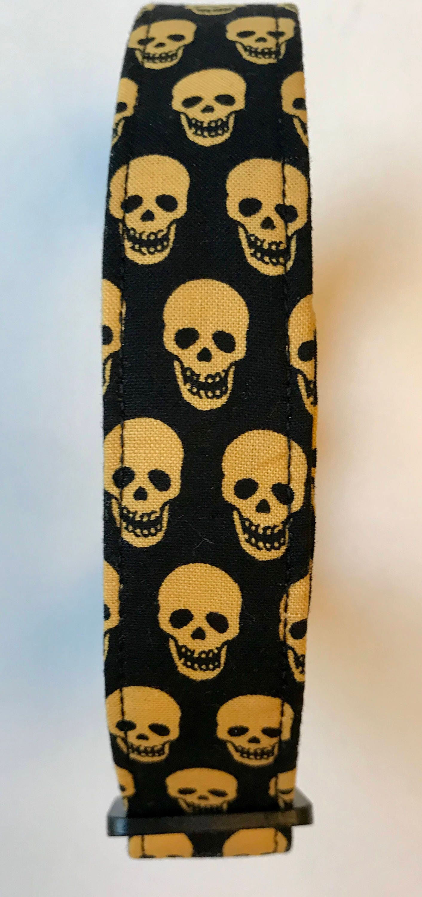 Black and Gold Skeleton Collar - Etsy