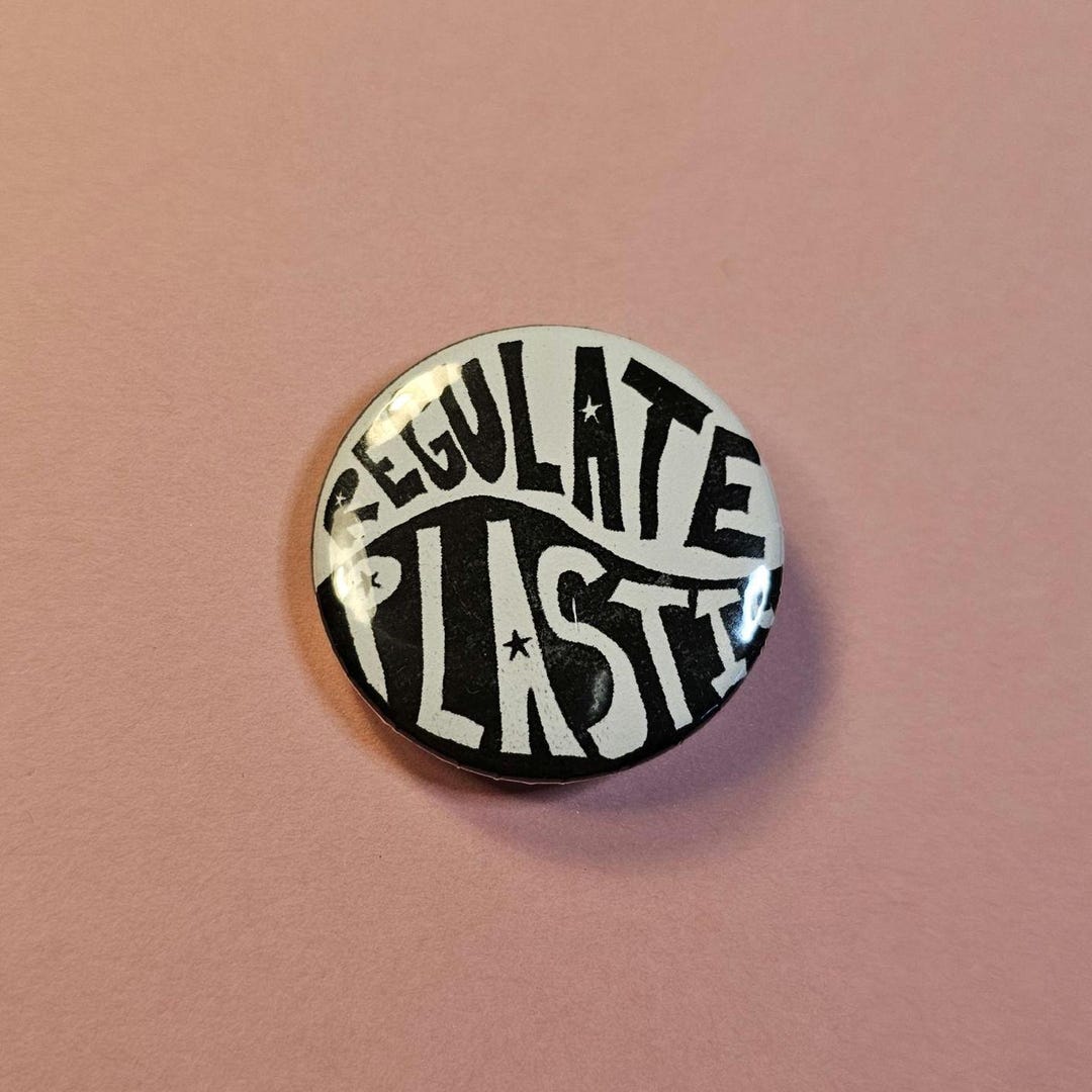 Regulate Plastic Button (3.2cm Pin) - Etsy UK