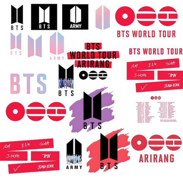 Bts Arirang Logo Png - Etsy