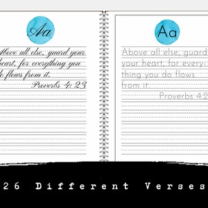 Bible Verse COPYWORK BUNDLE, Print Copywork, Cursive Copywork ...