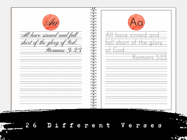 Bible Verse COPYWORK BUNDLE, Print Copywork, Cursive Copywork ...